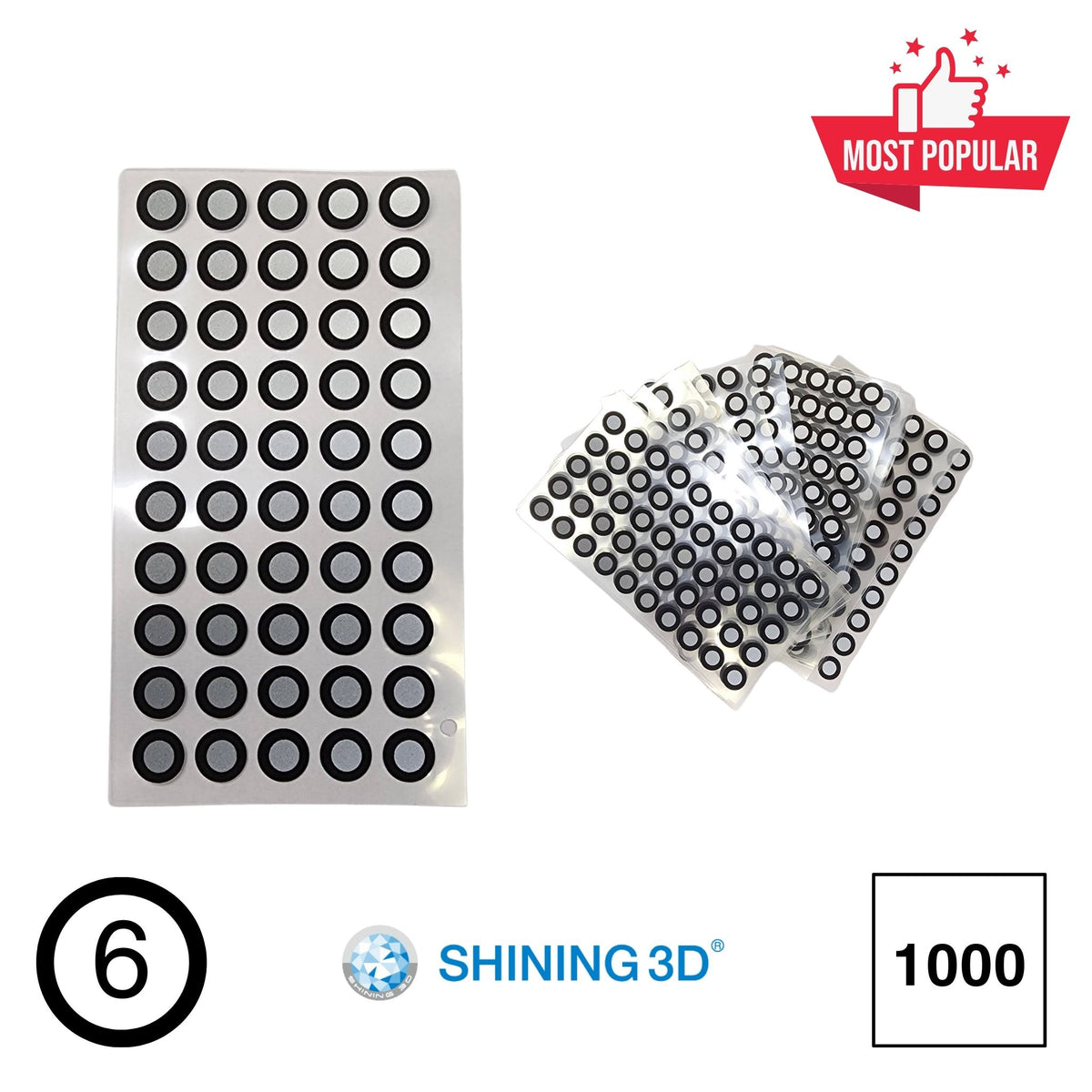 Shining3D Adhesive Markers / Targets for 3D Scanning – 3DChimera